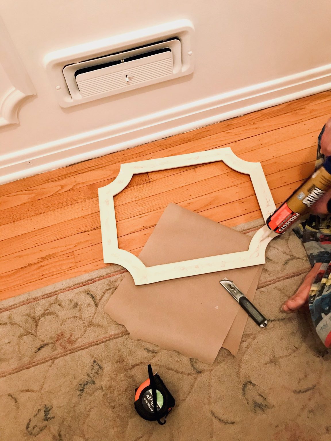 HALLWAY UPDATE WITH PICTURE FRAME MOULDING - Not young, not old ...